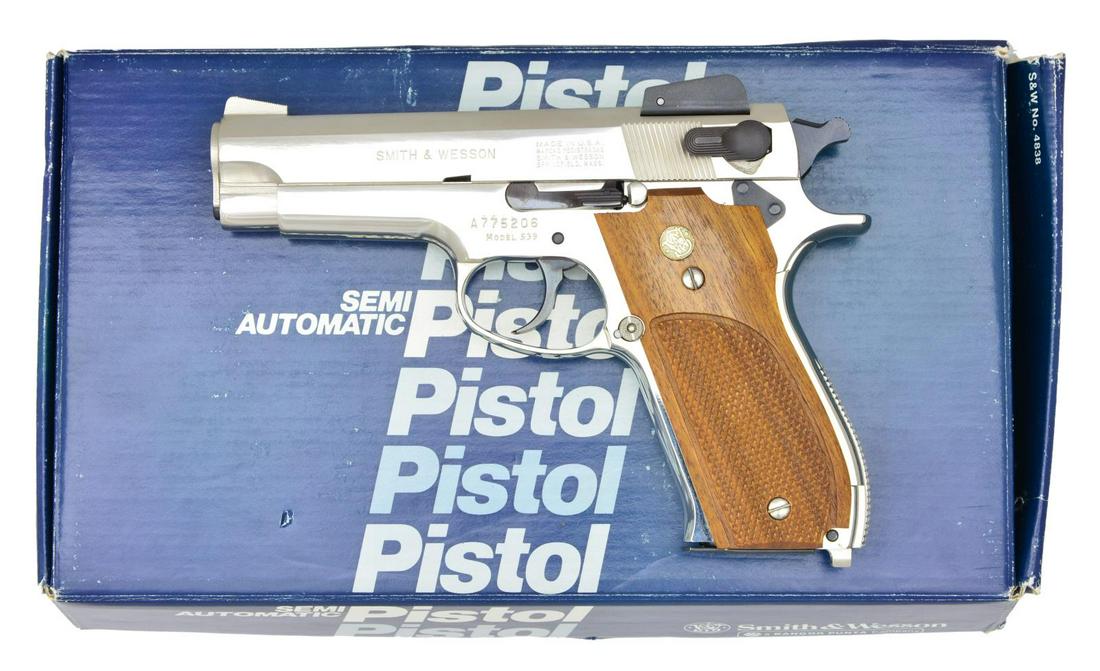 SMITH & WESSON MODEL 539 SEMI AUTO PISTOL. (#2594) on May 07, 2022 ...