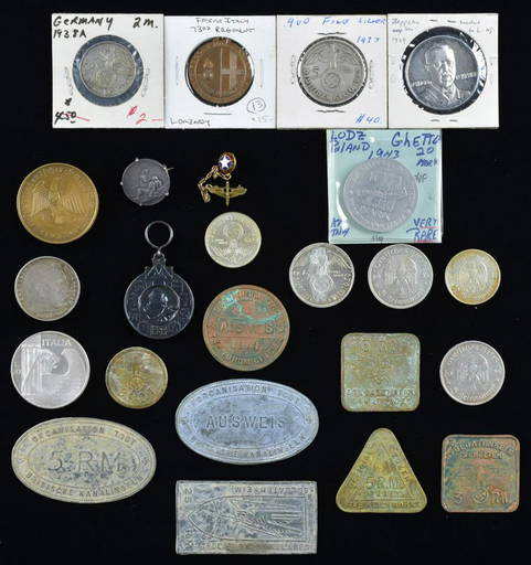 WWII GERMAN COINS, TOKENS & MORE. - Dec 07, 2022 | Poulin Antiques ...