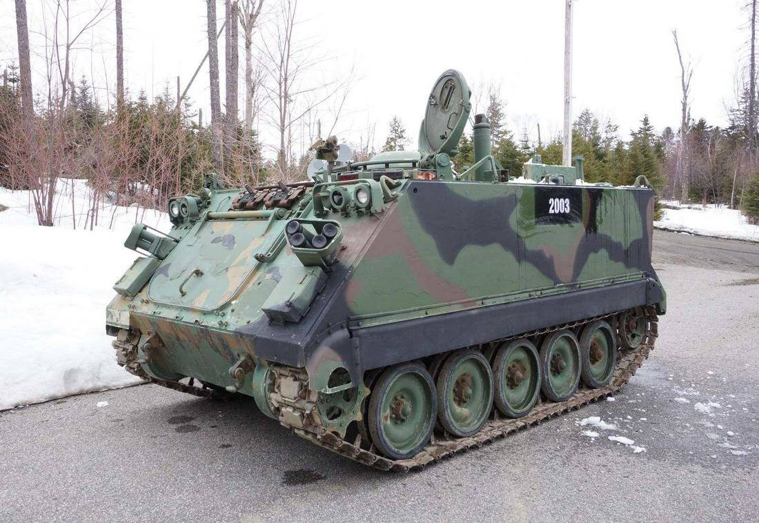 Military M901 Tracked Armored Vehicle. Auction