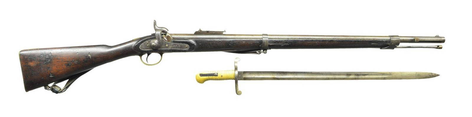 Civil War “dc Anchor” Marked Liege Minie Rifle