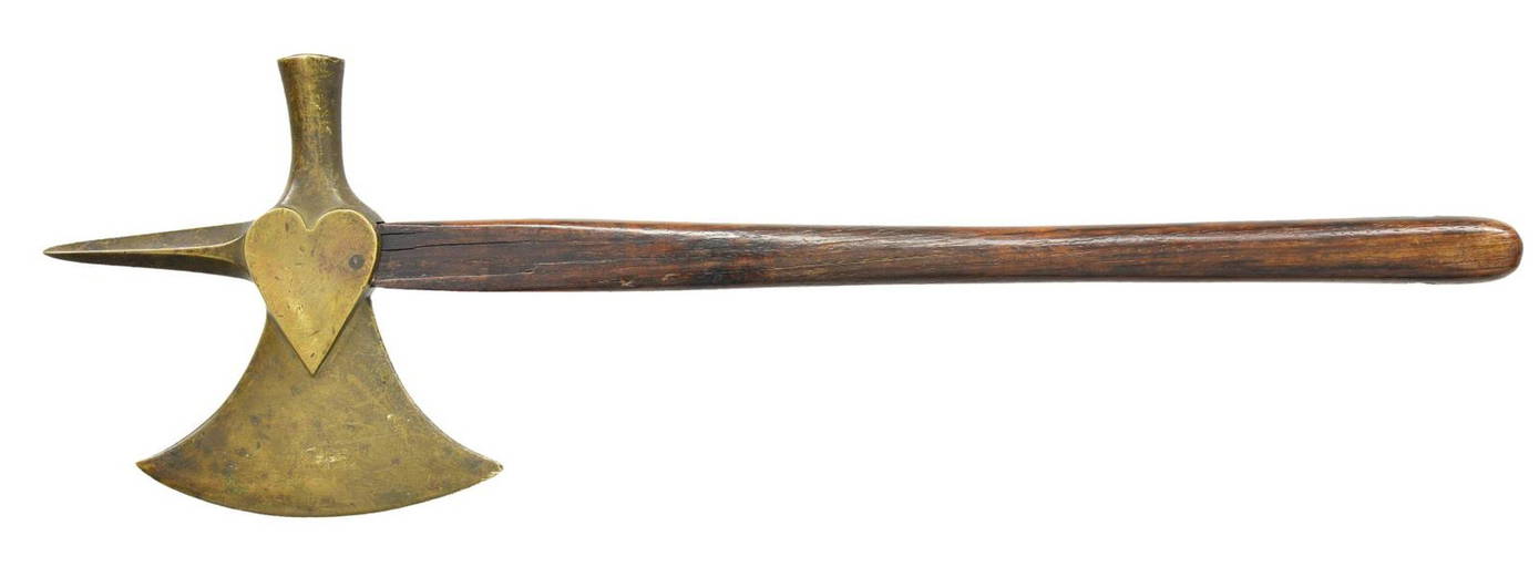 Unique Brass Halberd Tomahawk.