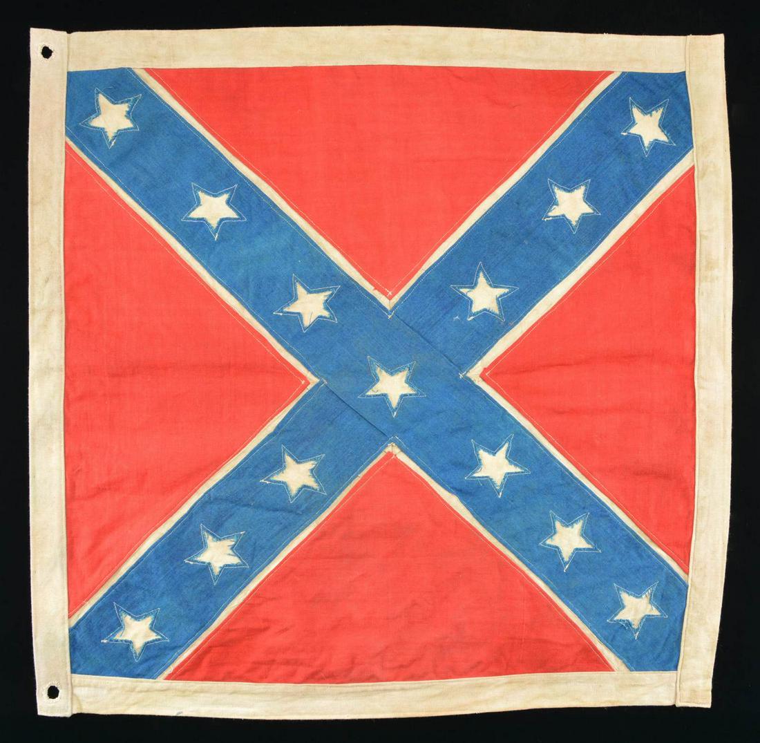 Small Vintage Confederate Commemorative Battleflag Auction