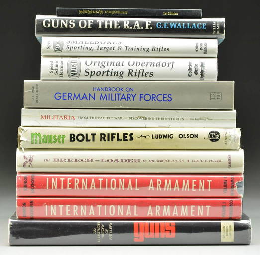 11 Firearms & Military Reference Books.