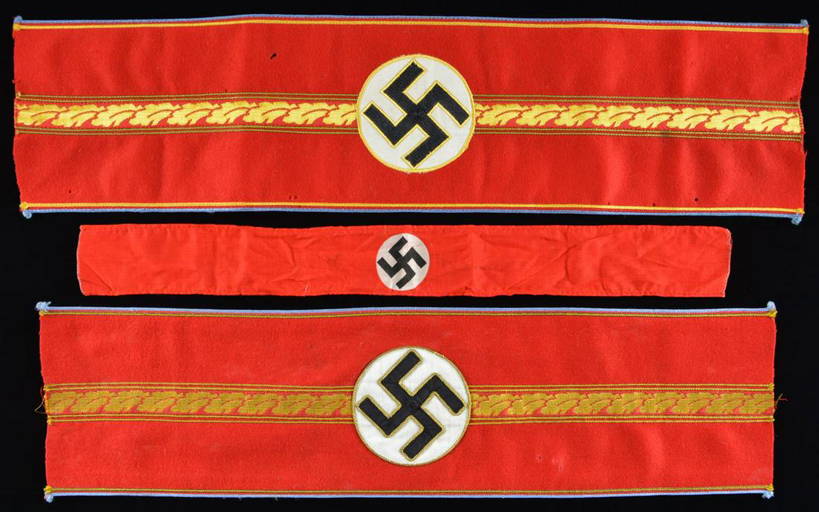 3 Wwii German Armbands.