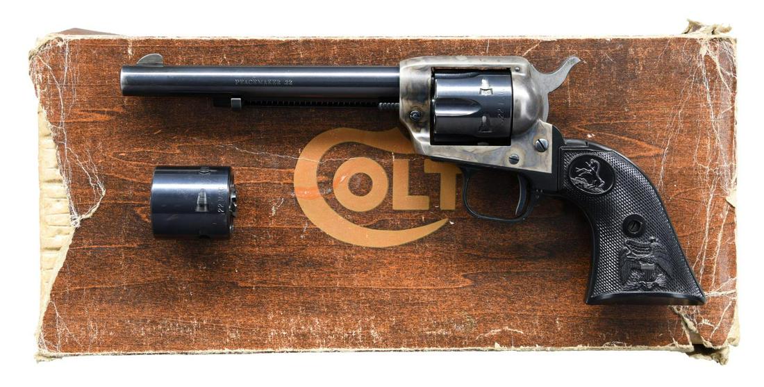 Colt Peacemaker 22 Scout Convertible Sa Revolver.