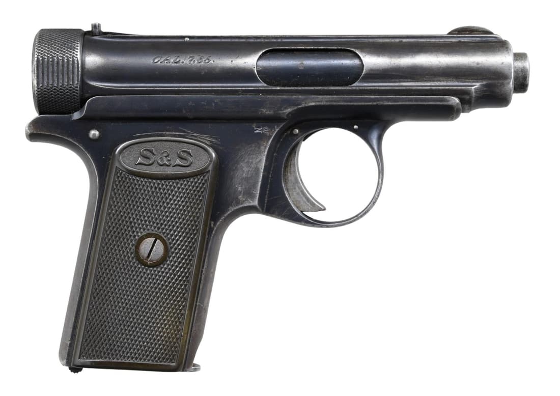 Sauer & Sohn Model 1913 Semi Auto Pistol. Auction