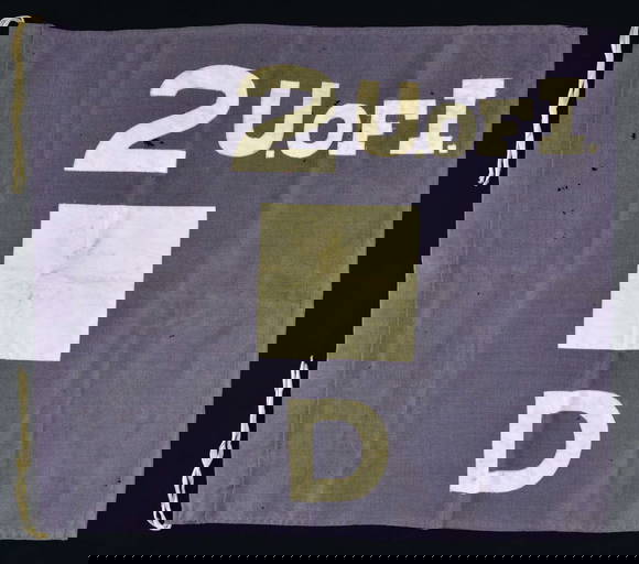 Ww1 Era Us Army Signal Or Marker Flag, University