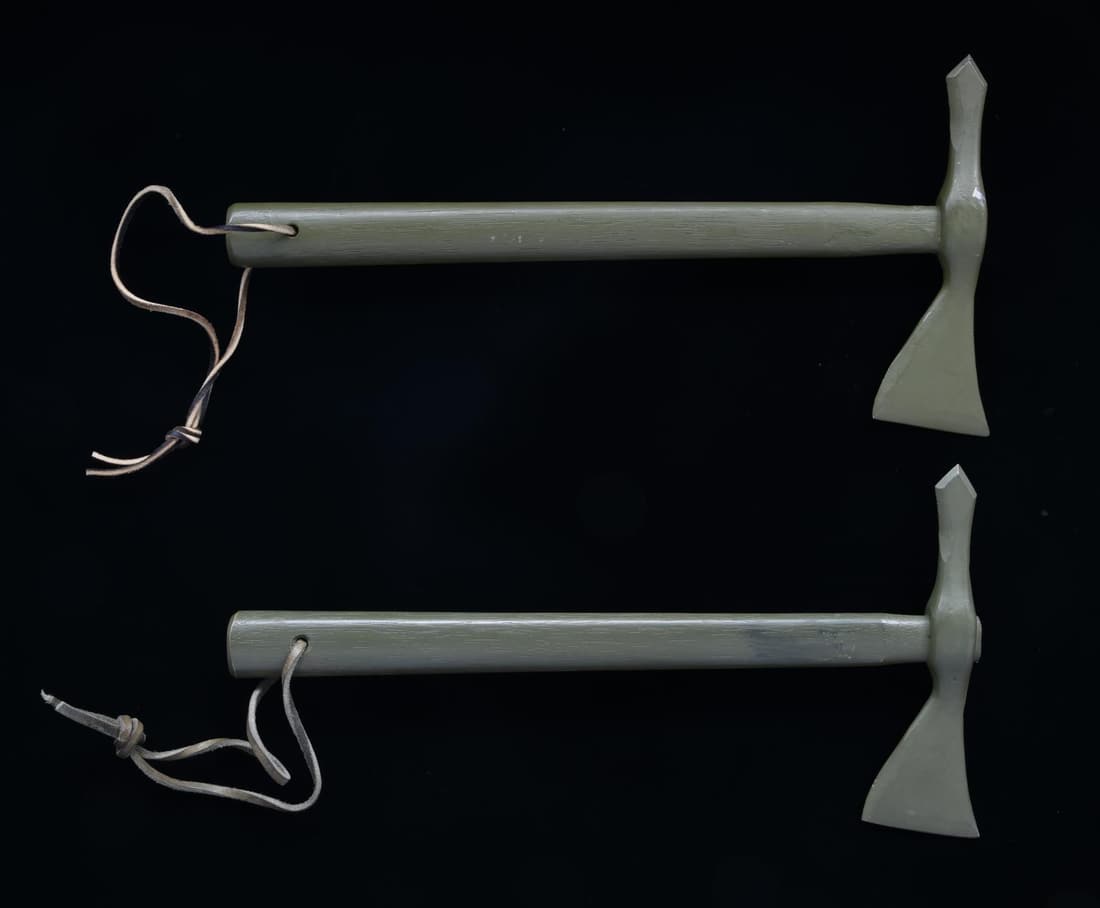 Pair Of Lagana Fighting Tomahawks. Auction