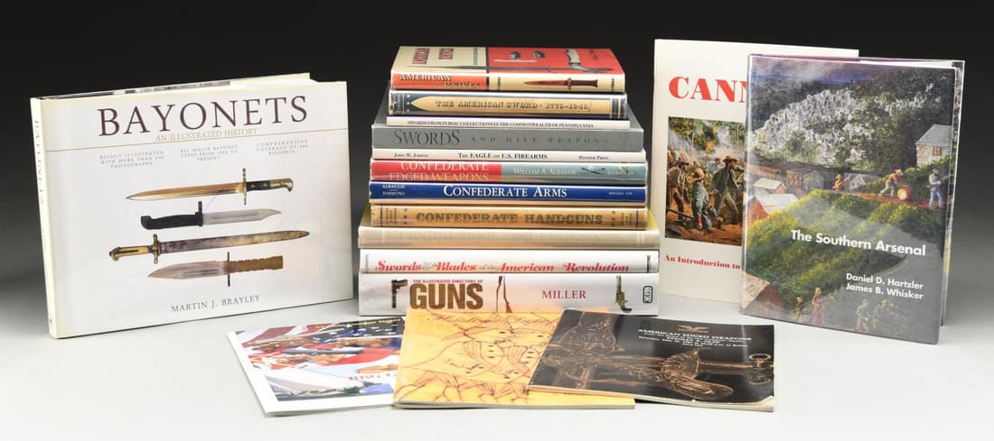 Collection Of Gun & Edged Weapon Books. Auction