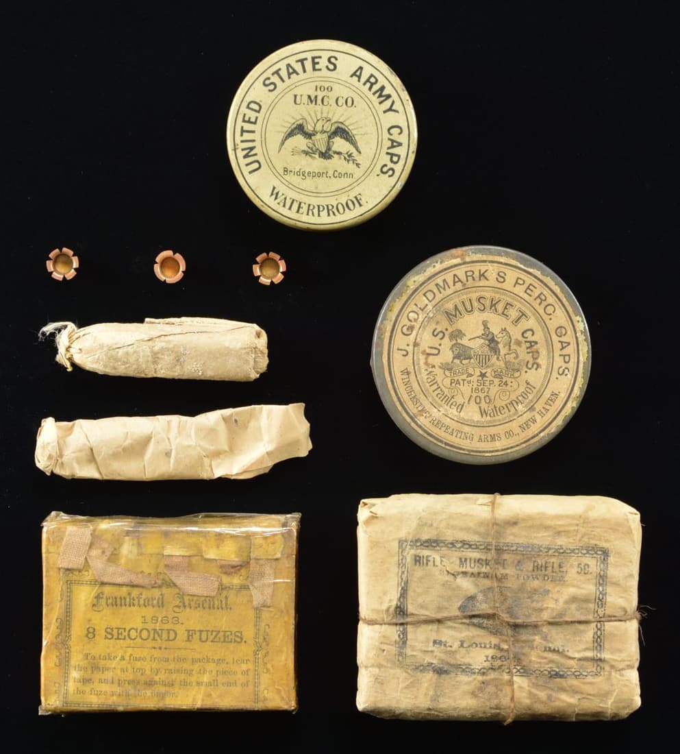 1 Wrapper For A Package Of 58 Caliber Civil Auction