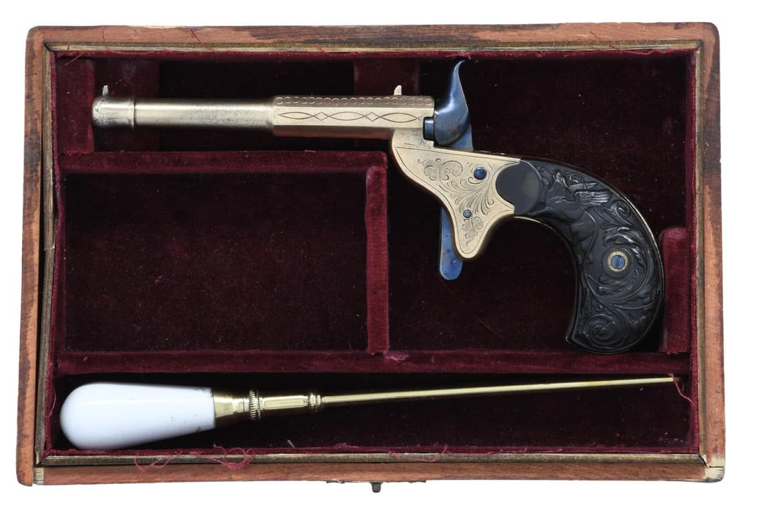 Attractively Restored Flobert Parlor Pistol. Auction