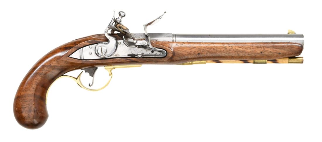 Don Poulin Contemporary Flintlock Pistol. Auction