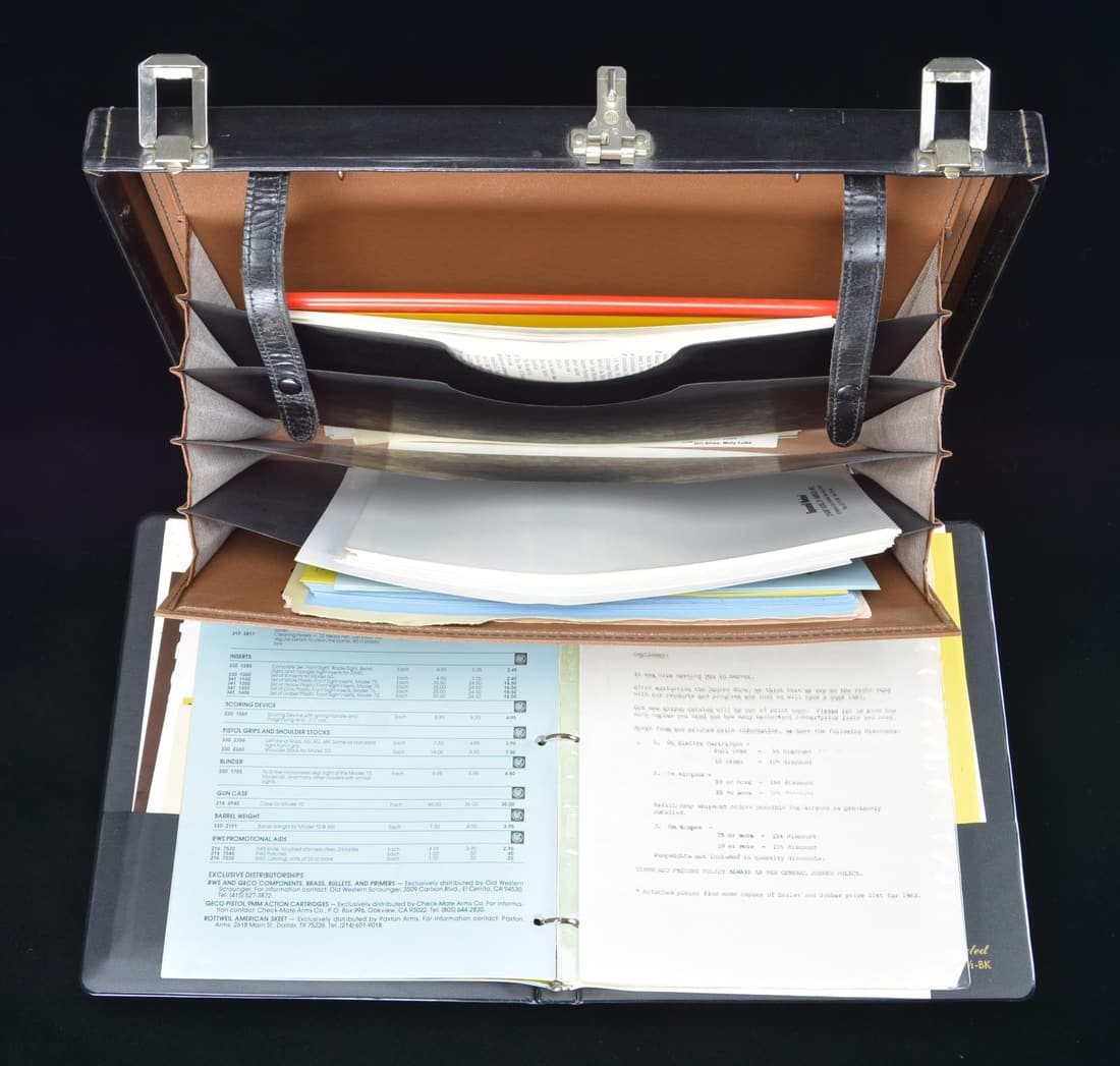 1980's Rws Salesman Sample Display Case. Auction