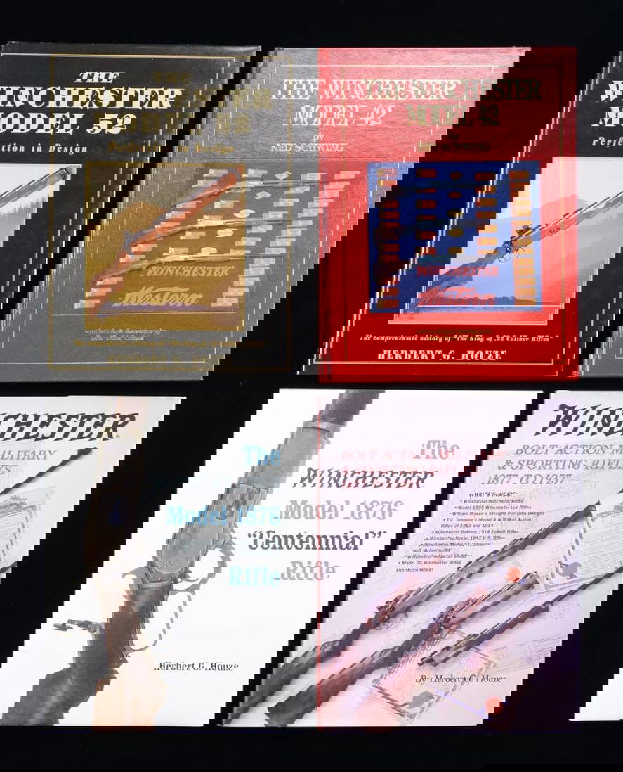 Group Of 4 Winchester Long Gun Reference Books. Auction