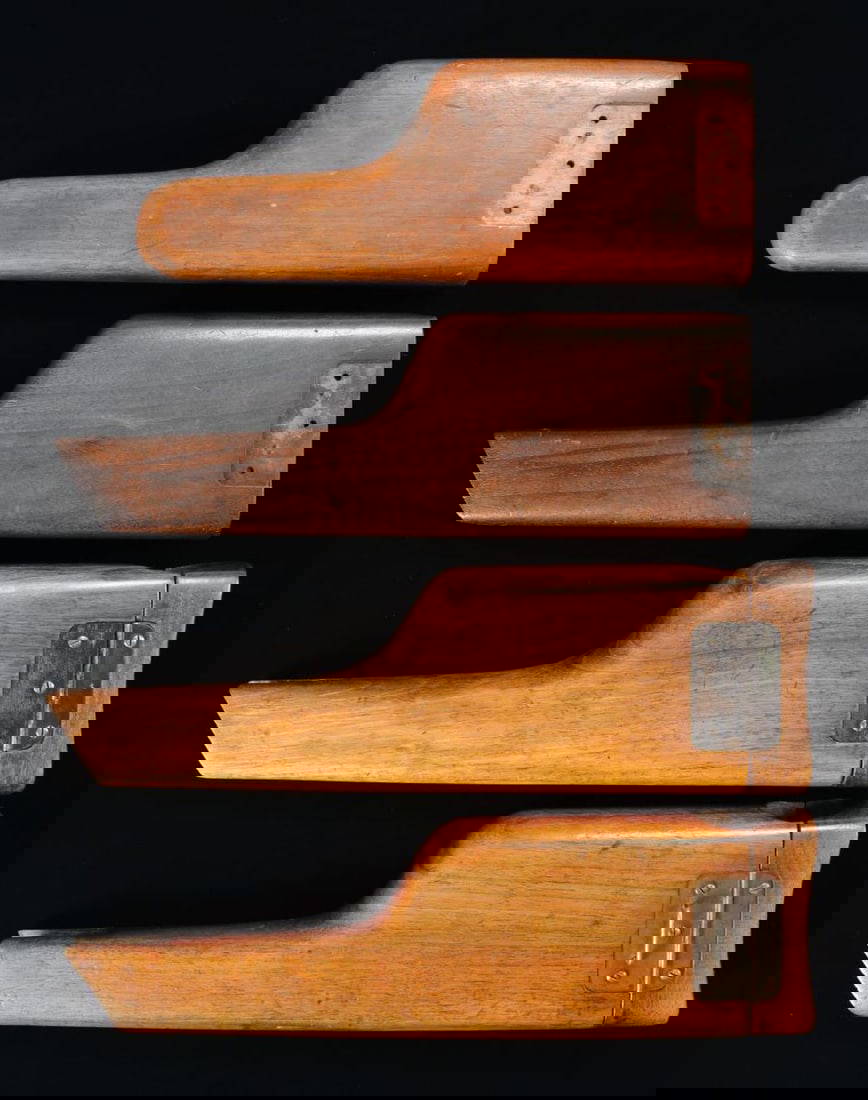 Group Of 4 Incomplete Mauser C96 Shoulder Stocks. Auction