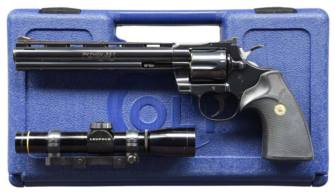 Colt Python 8" Da Revolver. Auction
