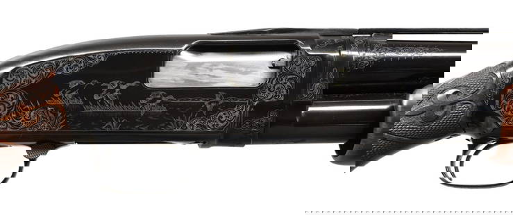 Winchester Model 16 Gauge Pump Action Shotgun. Auction