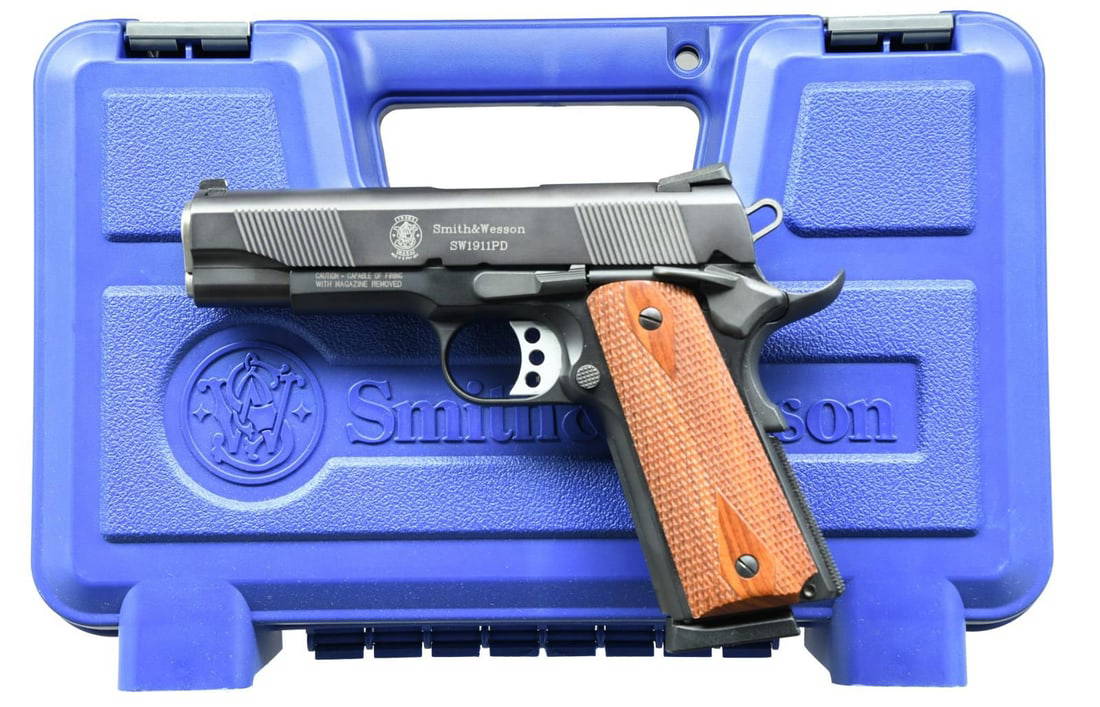 Smith & Wesson Model 1911pd Pistol. Auction