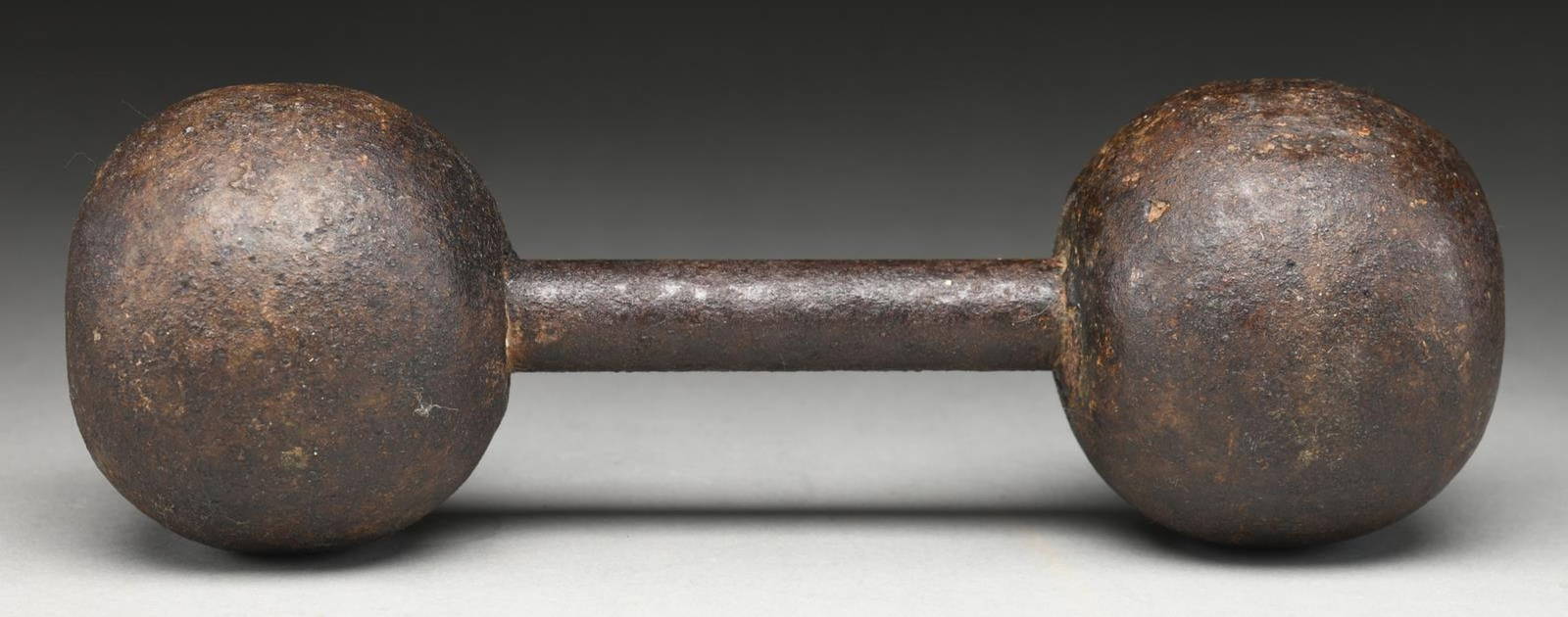 Revolutionary War Period Bar Shot For A 9-pounder. Auction