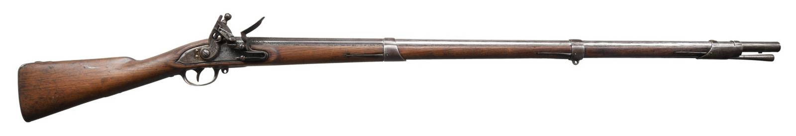 Composite Us Federal Era Flintlock Musket With Auction