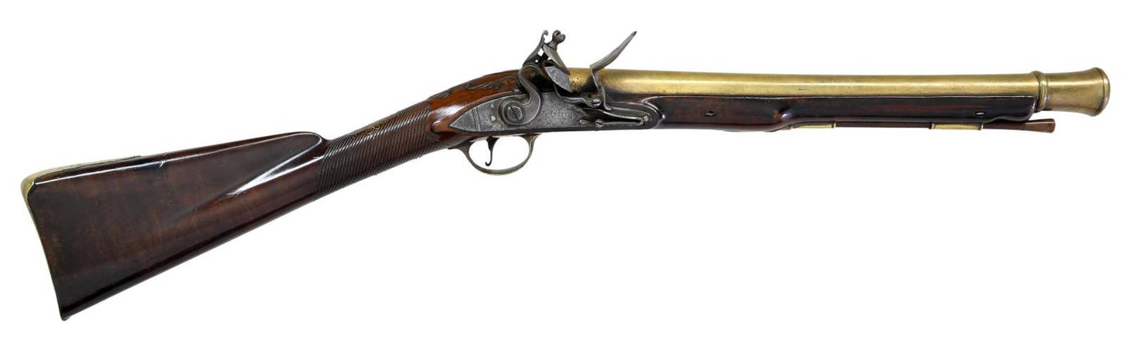 Fine British Brass Barreled Coach Gun Of The Late Auction