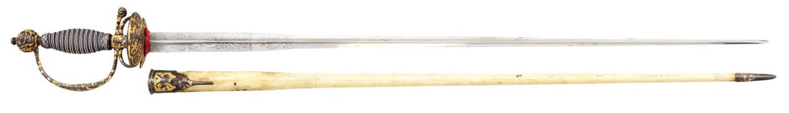 A Louis Xv High Grade French Smallsword With