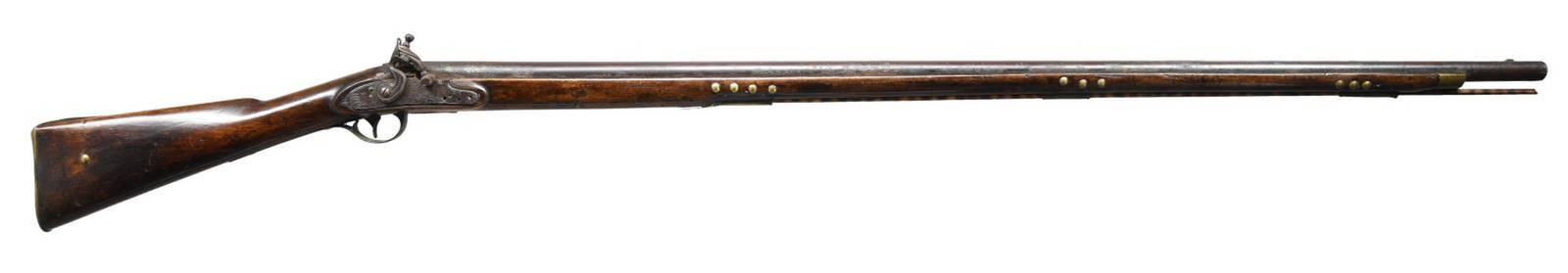 Early Percussion Conversion Indian Trade Gun. Auction