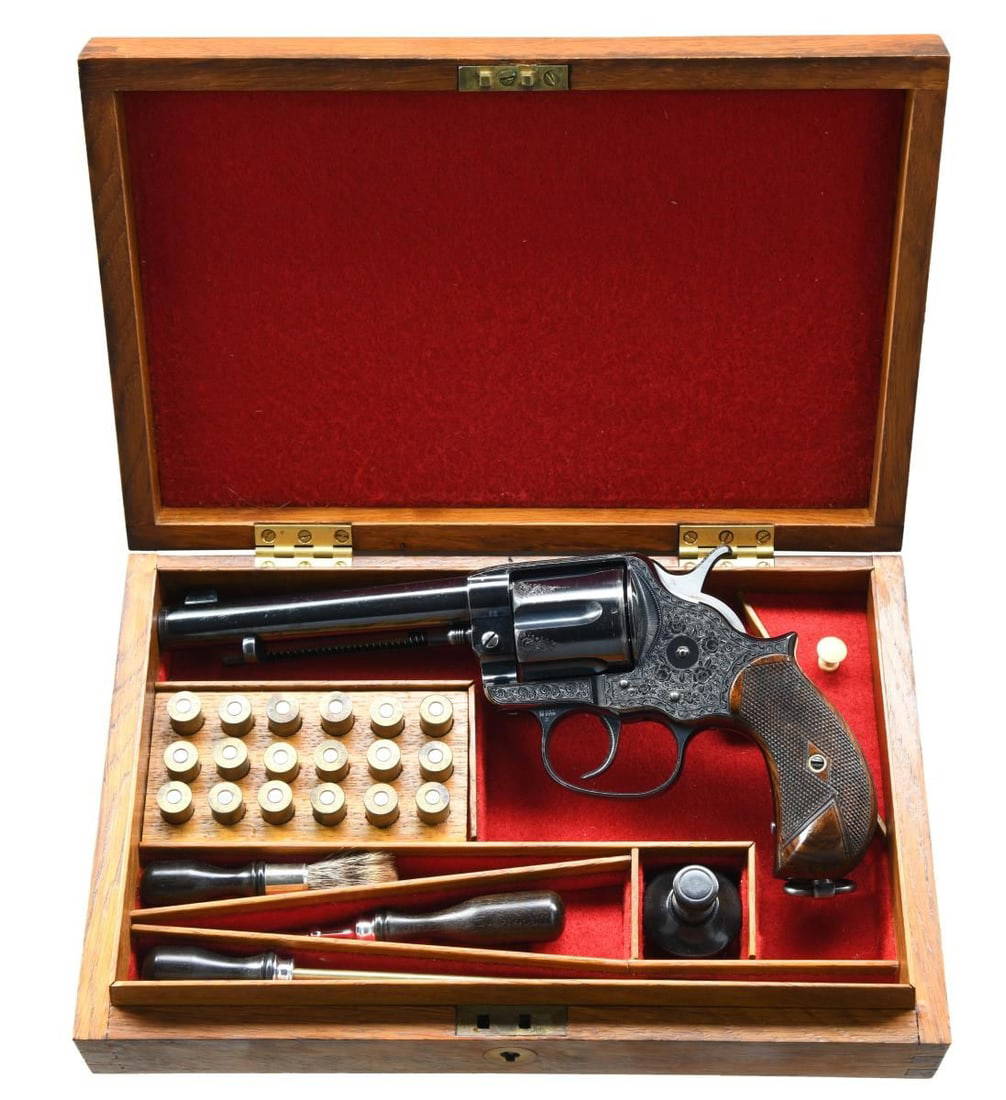 Exquisite London Engraved Colt Model 1878 Revolver Auction