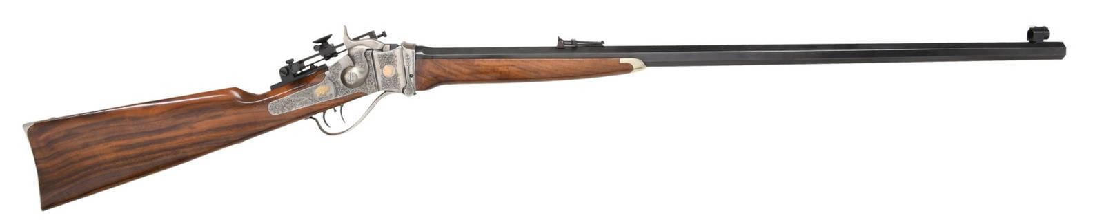 Uberti Sharps 1874 Extra Deluxe Single Shot Rifle.