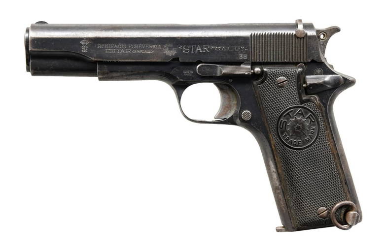 Star Model A Semi Auto Pistol.