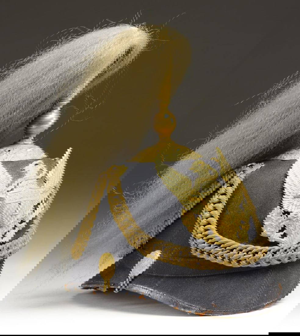 Us M1881 Officer’s Plumed Helmet For The 1st Us Auction