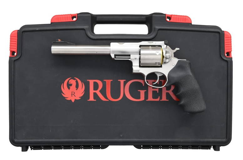 Ruger 480 Cal. Stainless Super Redhawk Revolver.