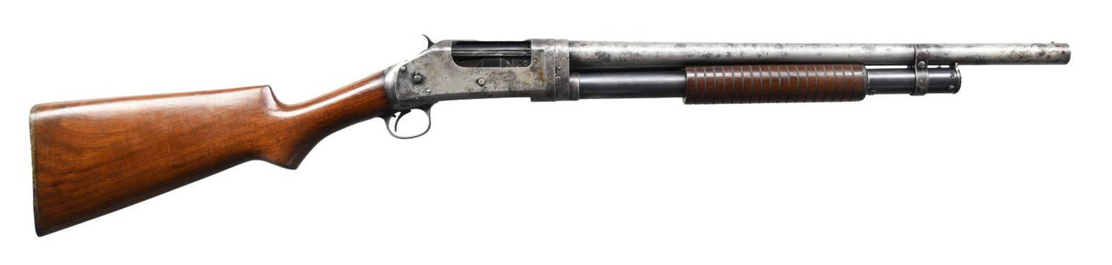 Winchester Model 97 Riot Pump Action Shotgun. Auction