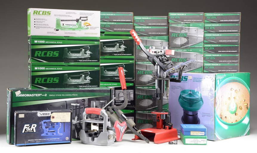 30 Mostly Rcbs Reloading Equipment.