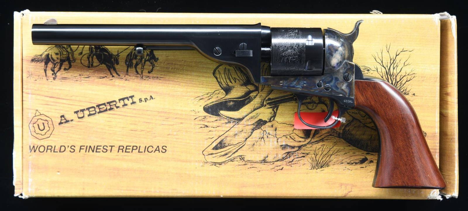 Uberti New Army Conversion Open Top Sa Revolver. Auction