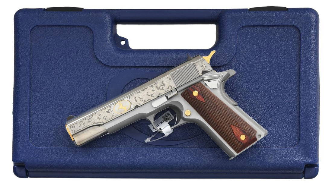 Colt 1911 Government Classic Series Engraved Auction