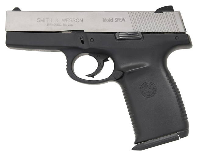 Smith & Wesson Model Sw9v Semi Automatic Pistol.