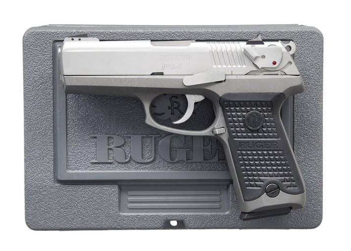 Ruger Stainless Model P94 Semi Auto Pistol.