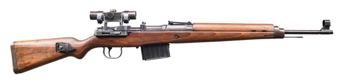 Late War Walther G43 Semi Auto Rifle. Auction