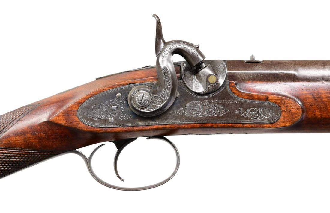W.w. Greener Half Stock Percussion Sporting Rifle. Auction