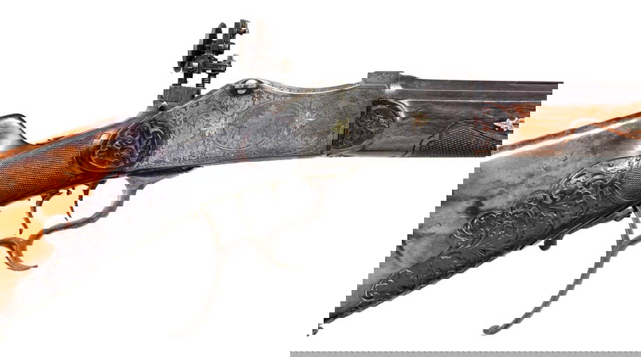 Fr. Schilling Coburg Single Shot Schuetzen Rifle.