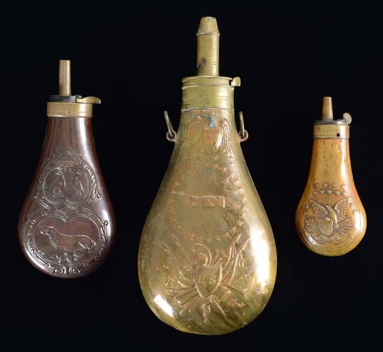 Three Good Powder Flasks.