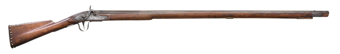 1856 Contract Leman Percussion Indian Trade Gun. Auction