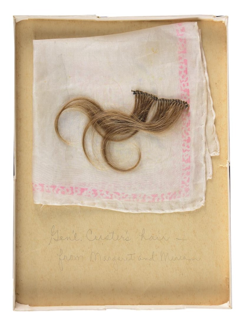 Large Sample Of General George Custer's Hair Auction