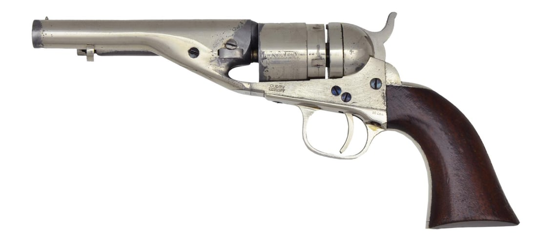 Colt 1862 Pocket Navy Cartridge Revolver. Auction