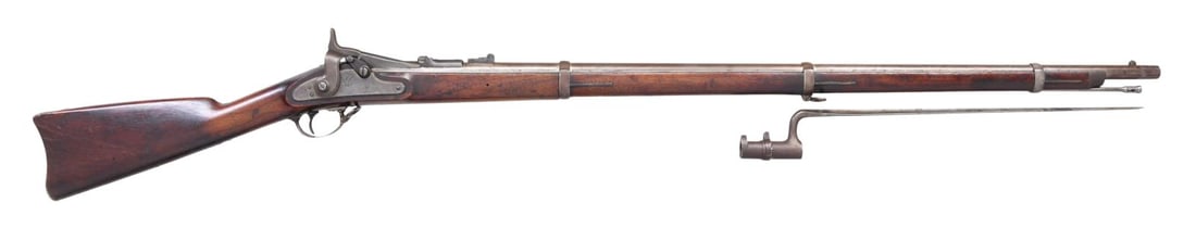 Springfield 2nd Allin Trapdoor Conversion Rifle. Auction