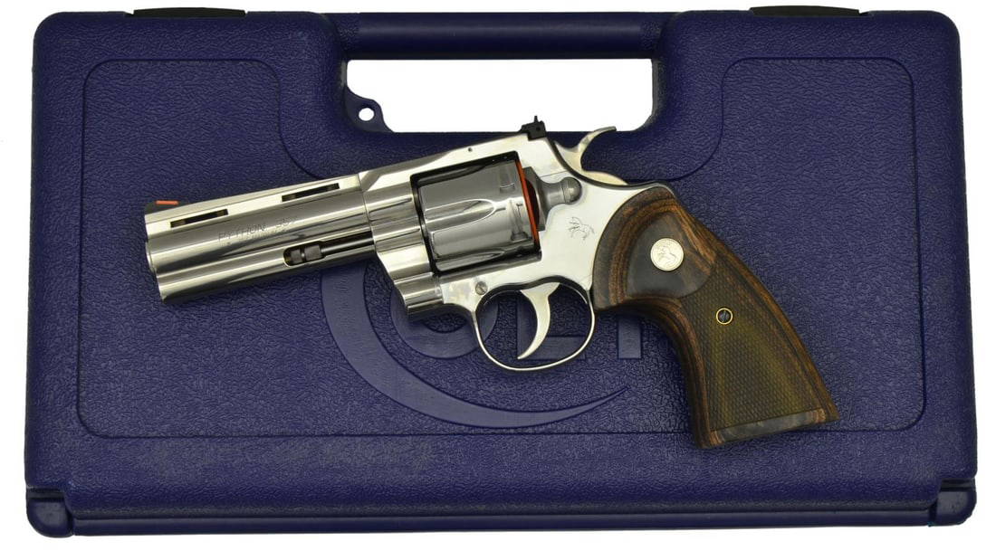 Colt Python Stainless Steel Da Revolver. Auction