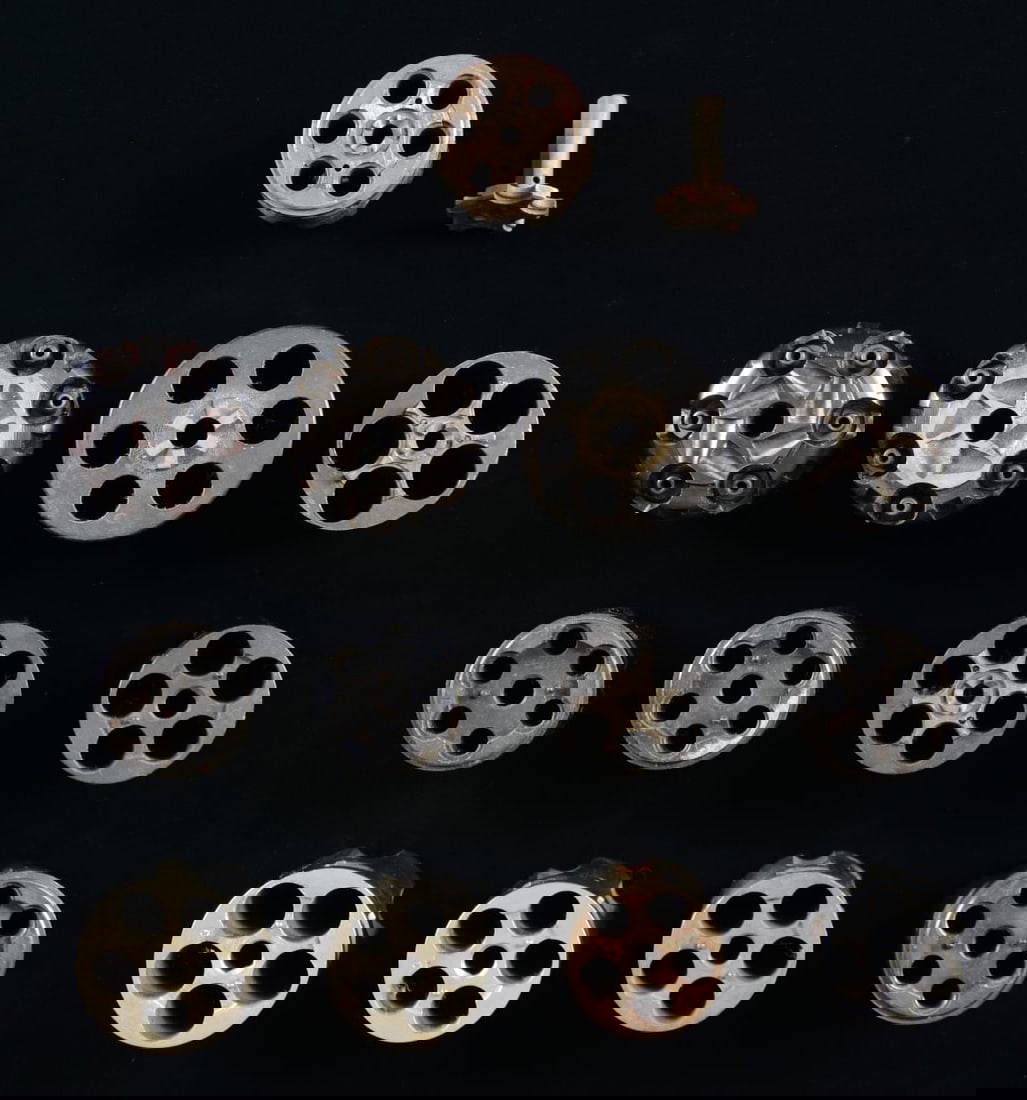 13 Misc. Revolver Cylinders. Auction