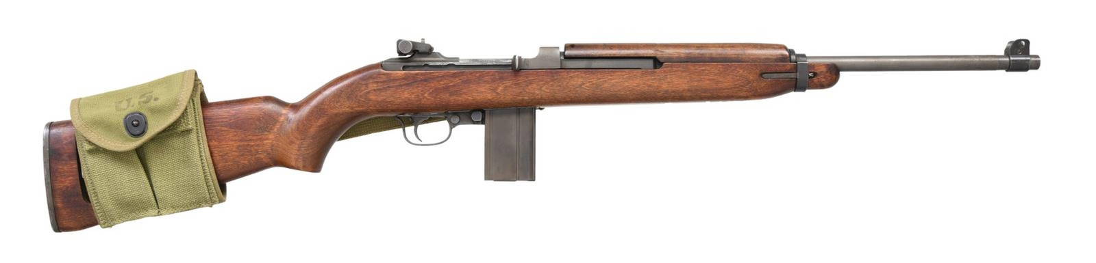 U.s. Wwii Ibm M1 Semi-auto Military Carbine. Auction