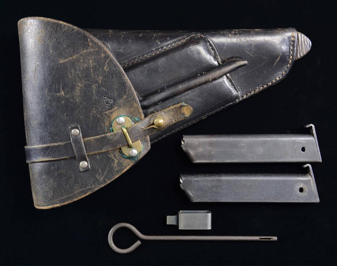 Swedish M40 Lahti Holster & Mags. Auction